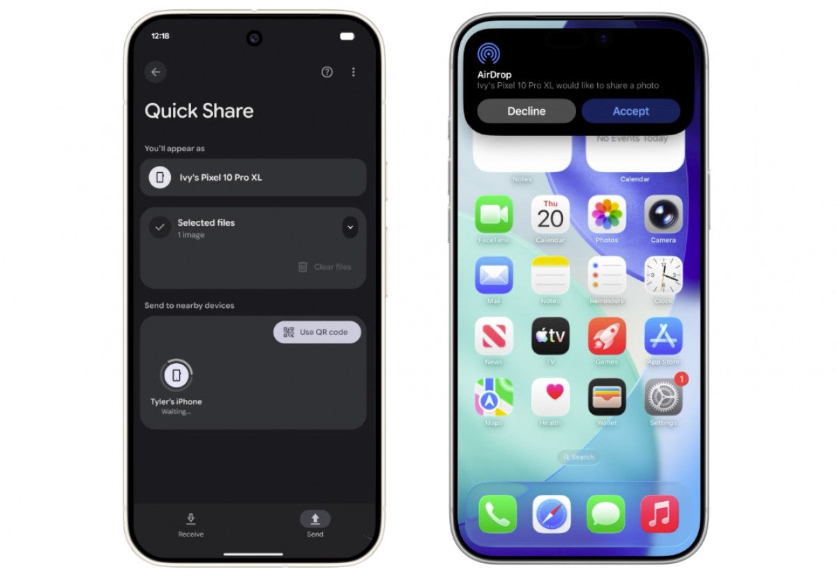 Google Pixel 9 serisi yakında Quick Share'de AirDrop desteği alabilir ...
