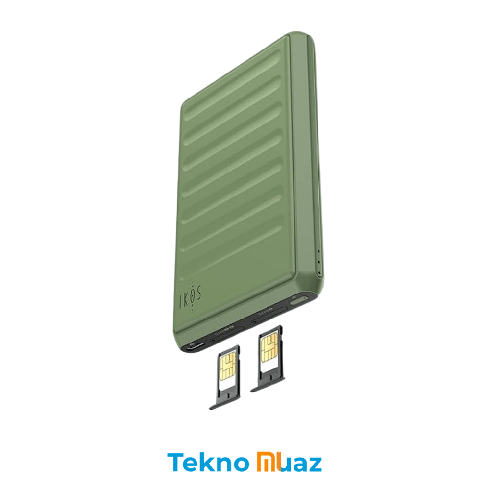 IKOS K7 Çift SIM Adaptörü iPhone Uyumlu 4G Destekli Çift Hat – Tekno Muaz